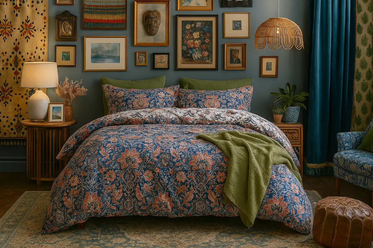 Maximalist Bedding Trends 2025: Bold Stripes, Ruffles & Dopamine Decor ...