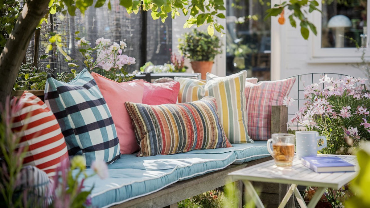 Outdoor Cushions UK | Stylish, Water-Resistant Summer Patio & Garden ...