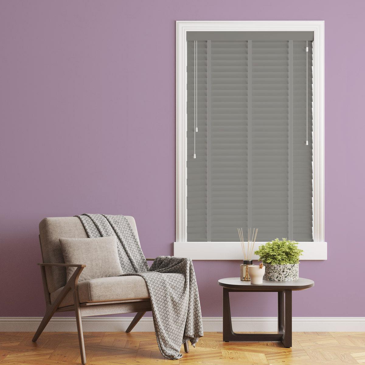 Sunwood Faux Wood Orion Fine Grain Made to Measure Venetian Blind with ...