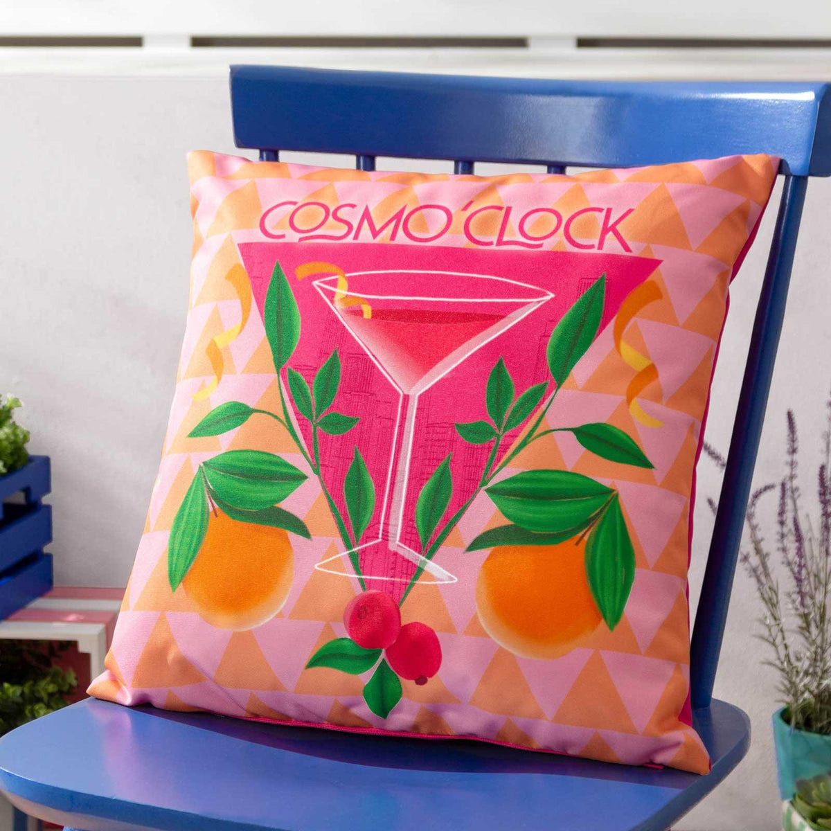 Cosmo O'Clock Outdoor Cushion Cover | UV Resistant furn. – Ideal Textiles