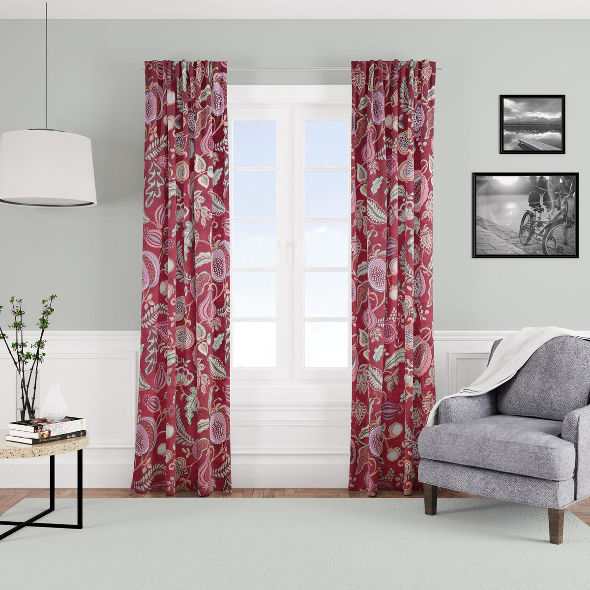 **Title: Summer Fruits Ruby Made to Measure Curtains for Your Home ...