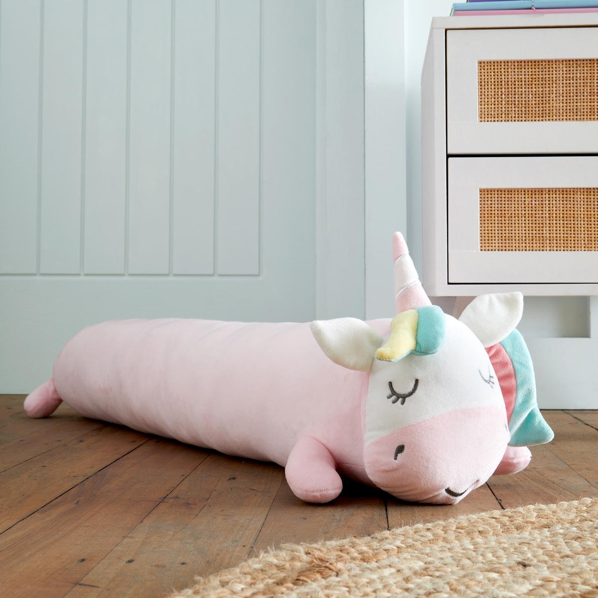 Large 3D Unicorn Cushion 90cm – Soft Huggable Plush UK – Ideal Textiles