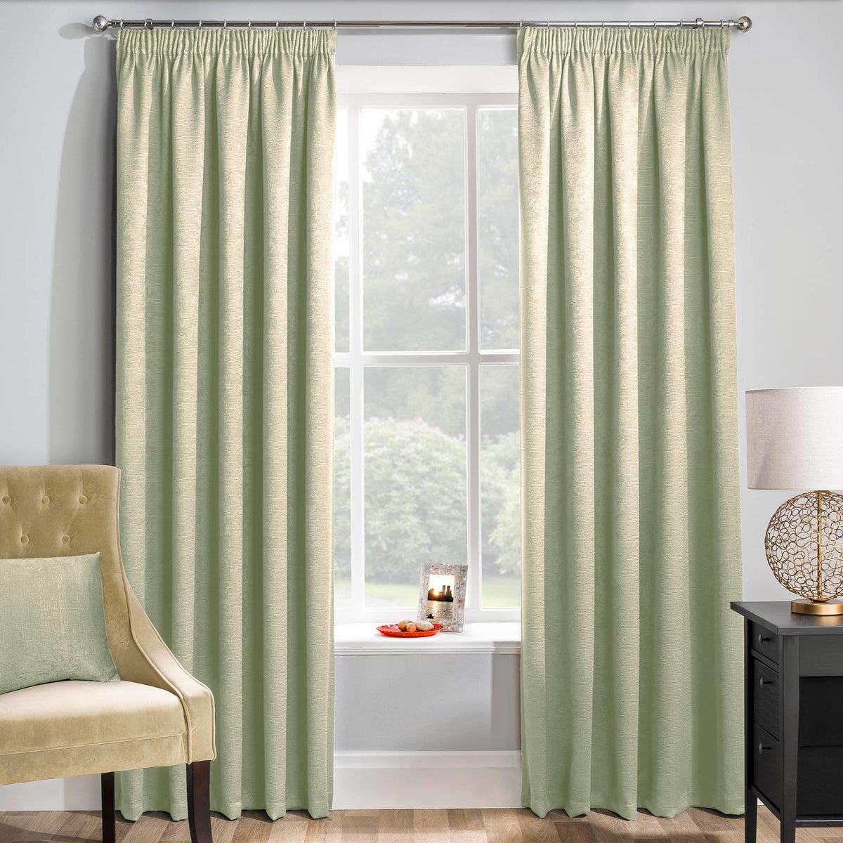 Matrix Thermal Dim Out Curtains | Enhanced Living Pencil Pleat – Ideal ...