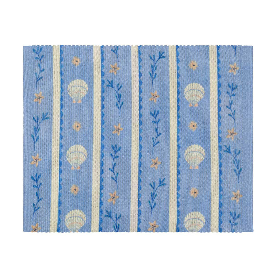 Sea Shells Indoor/Outdoor Table Runner – Machine Washable – Ideal Textiles