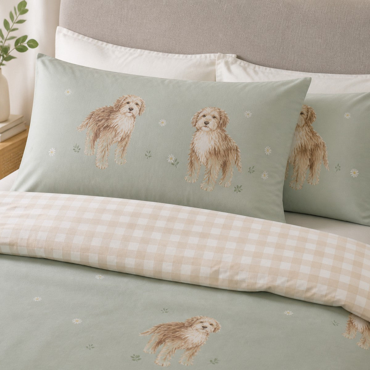 Cockapoo Duvet Cover Set | Recycled Microfibre Bedding – Ideal Textiles